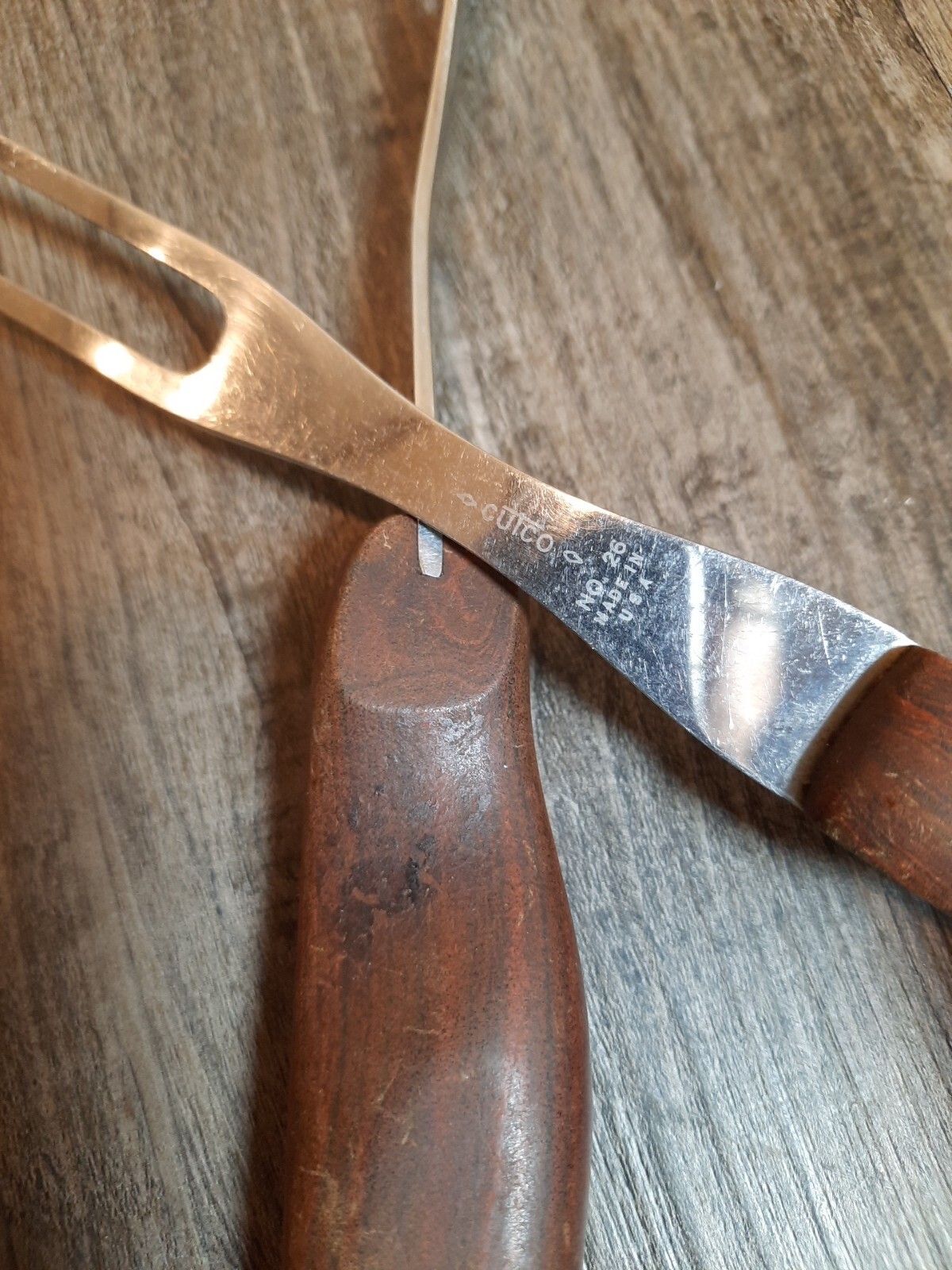 2 Vintage Cutco Serving Carving Turning Forks No 26 & No 27 (A) | eBay