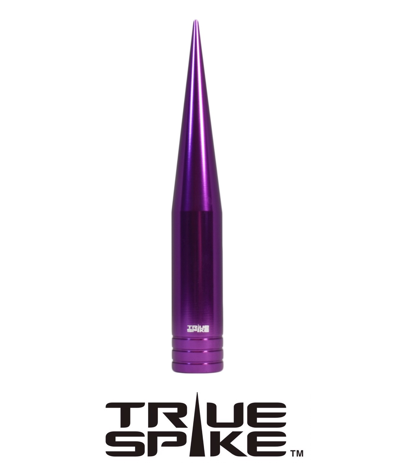 TRUE SPIKE PURPLE 5" BILLET FAT SPIKED AM/FM RADIO ANTENNA FOR CHEVY ...