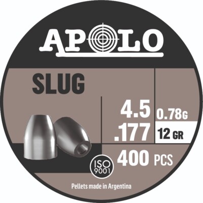 APOLO Slug HP 400 Count HOLLOW POINT 4.5mm .177 Caliber 12gr Airgun ...