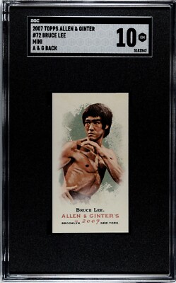 2007 Allen & Ginter Bruce Lee Mini A&G Back - SUPER RARE 10! | eBay