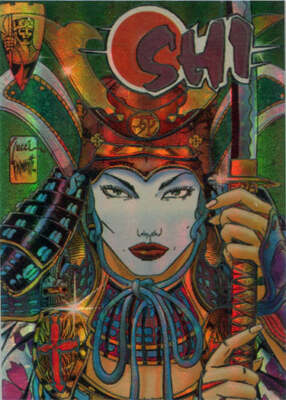 Shi Comic MagnaChrome Cover Chase Card M6 Trade Paperback Cover | eBay