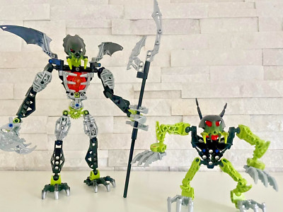 Bionicle Warriors Mutran & Vican 8952 w/Tridax & 4 Shadow Leeches ...