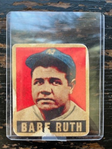 BABE RUTH Baseball Card 1948 Leaf Good Condition | eBay