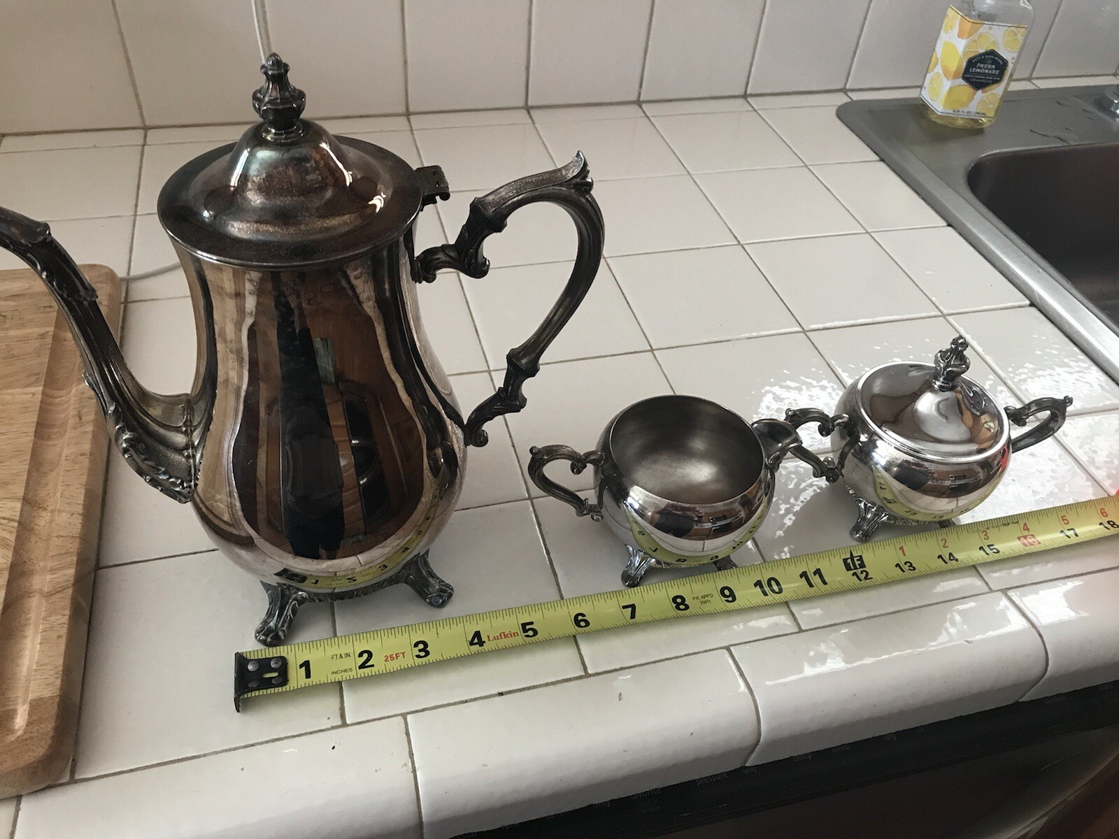 International Silver Co 3 piece tea set vintage | eBay