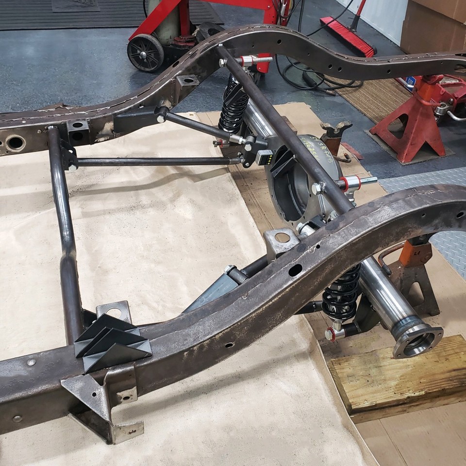 1955-1957 Chevy Tri-Five Triangulated 4-Link Kit with Coilover Shocks ...