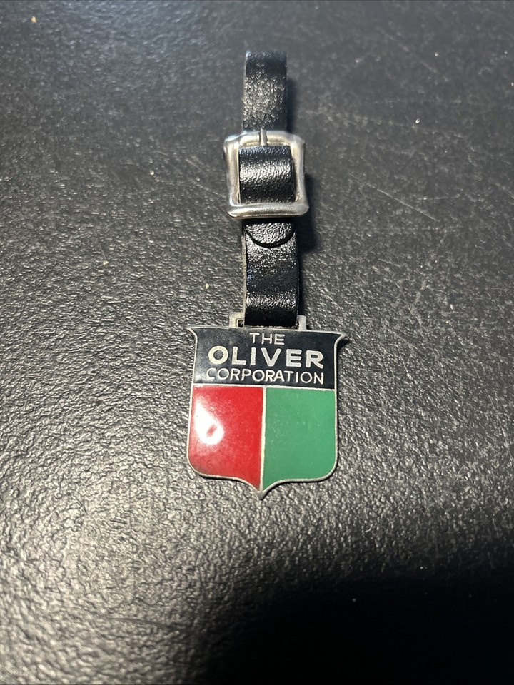 vintage oliver tractor watch fob and watch/key Chain. Oliver ...