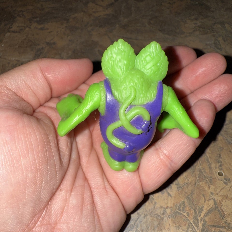 Vintage 1990 Rat Fink Toy Action Figure 2" Tall Purple Outfit | eBay