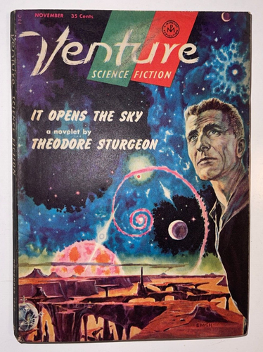 VENTURE SCIENCE FICTION Vol 1, no. 6 1957 NOV Cover Emsh 002 | eBay