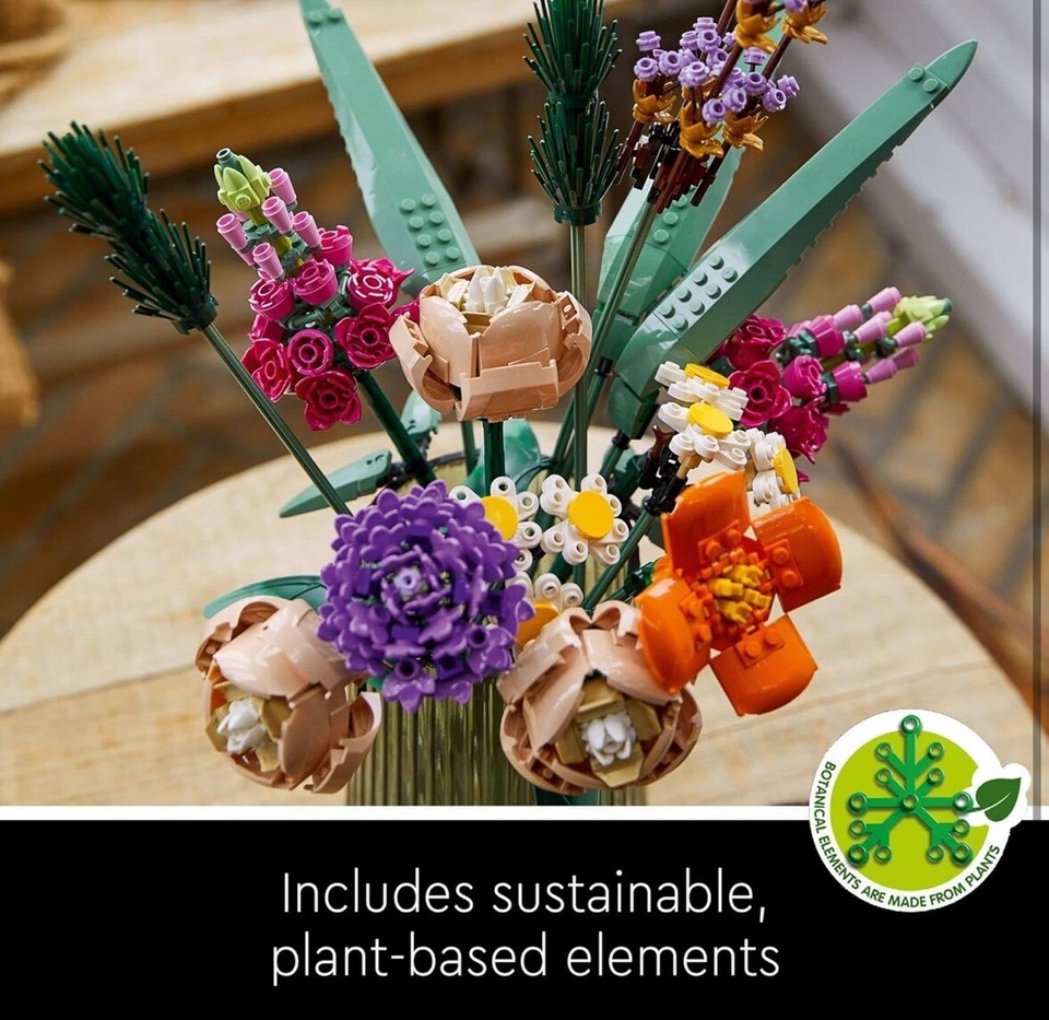 LEGO Icons Botanical Collection Flower Bouquet 10280 Building ...