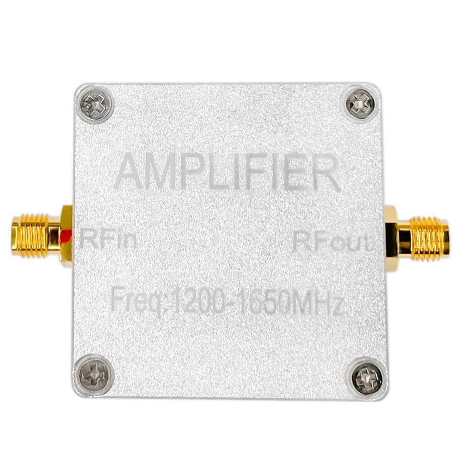 1.2-1.65GHz Low Noise Amplifier SMA Female 27-31dB Gain, Noise index 1. ...