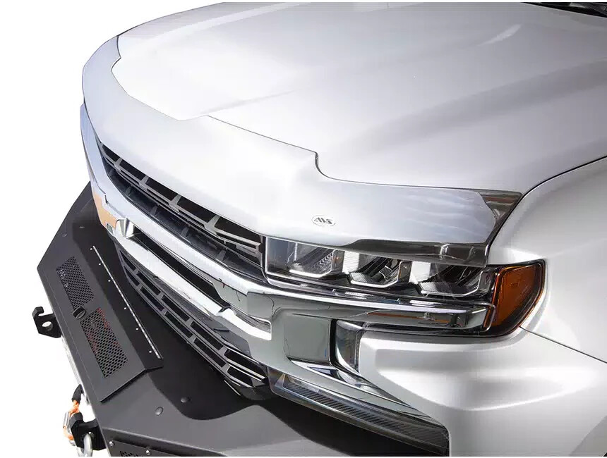 Chrome AeroSkin Hood Protector Bug Shield Deflector for 2019-2024 ...