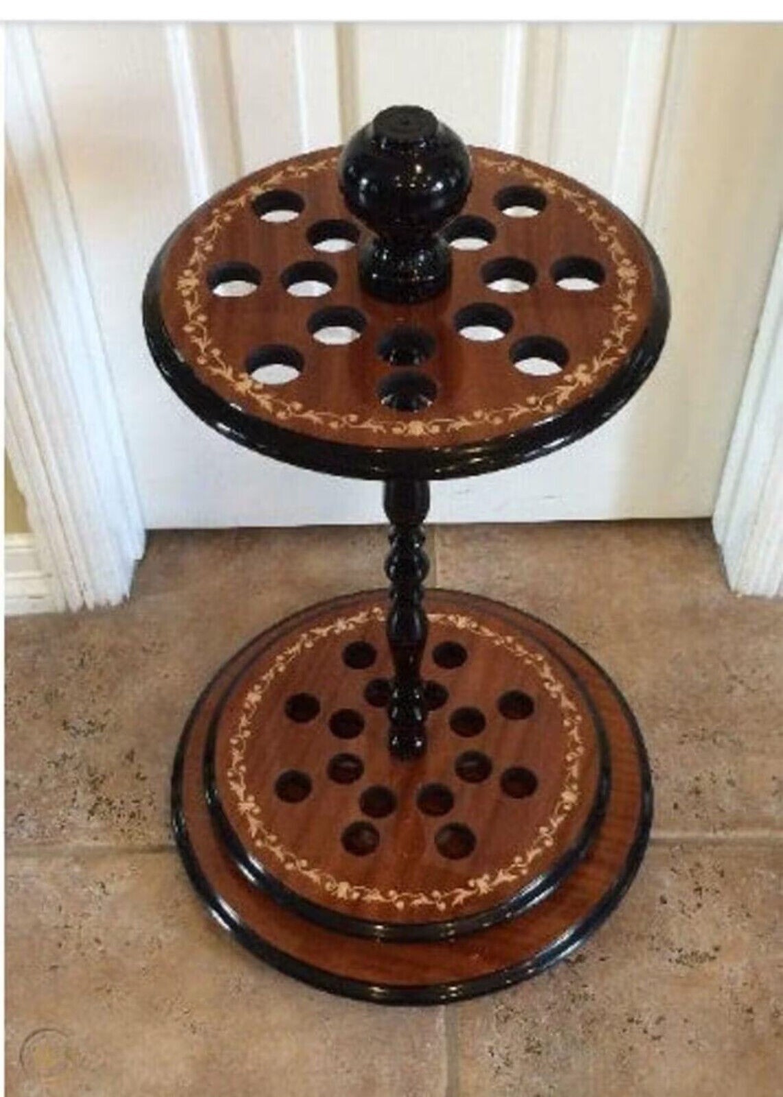 Teakwood Walking Cane Stand Display Stand Wooden Stor… - Gem