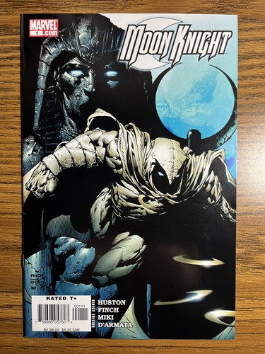 MOON KNIGHT 1 DAVID FINCH BEGINS MOON KNIGHT SERIES MARVEL COMICS 2006 ...
