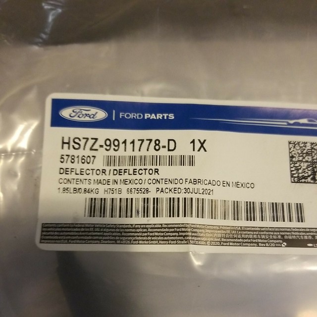 Genuine Ford Rear Deflector Hs7z-9911778-d for sale online | eBay