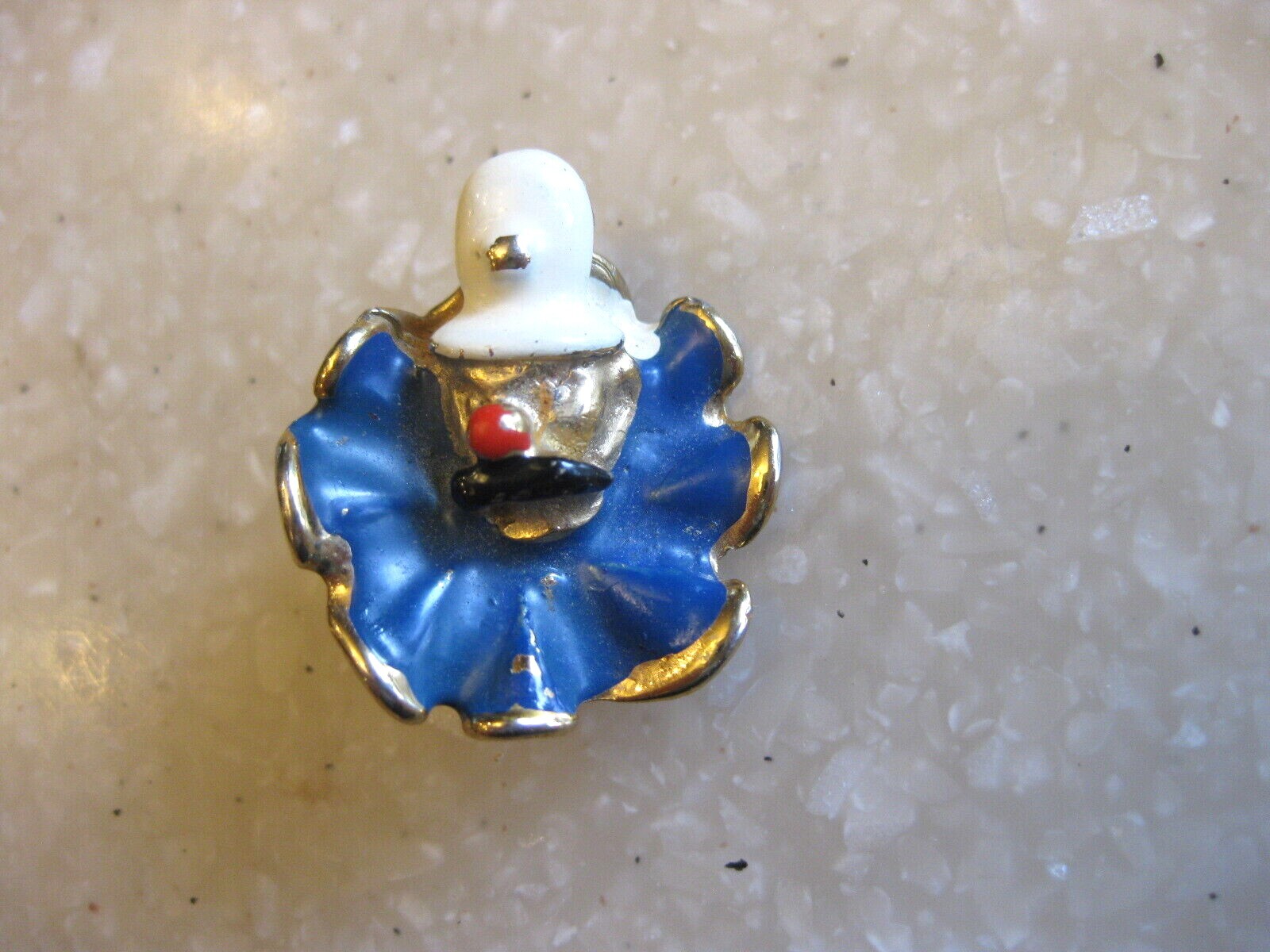 Older Vintage Keystone Cop Clown Pin Brooch / Enamele… - Gem