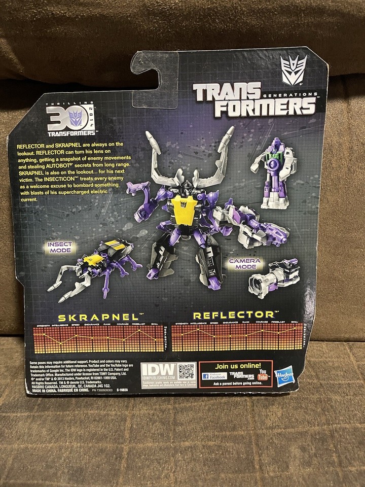Transformers Generations Skrapnel and Reflector SEALED Thrilling 30 | eBay