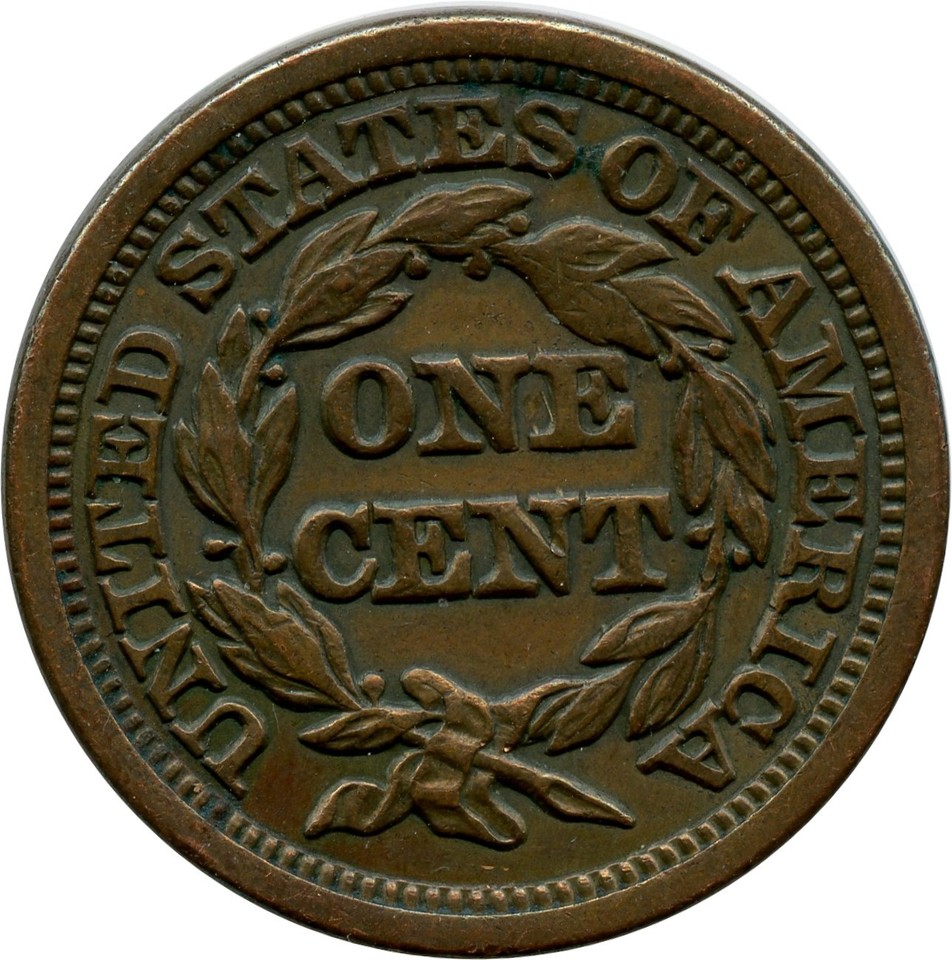 1847 Braided Hair Liberty Head Copper Large Cent 1c US Coin | eBay