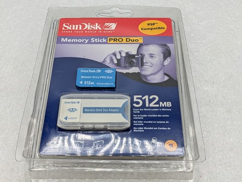 SanDisk SD 512MB Memory Stick PRO Duo Card - SDMSPD-512-A10 | eBay