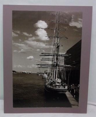 16X20 Original Print Photograph Matted Nautical Ship Interior B&W 2006 ...