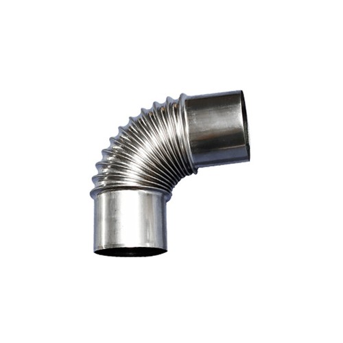 1PCS Stainless Steel Wood Burner Stove Pipe Elbow Chimney Flue Tube ...