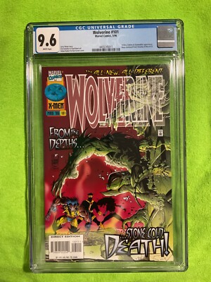 WOLVERINE 101 CGC 9.6 WP X-MEN ELECTRA NEW NON-CIRCULATED CGC CASE ...