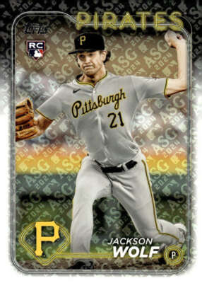 Jackson Wolf RC 2024 Topps All Star Game Foil Stamp #523 ROOKIE MLB Pi ...