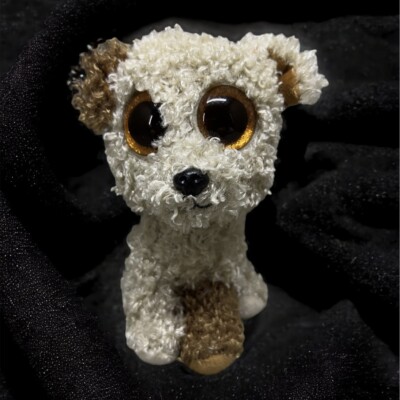 2013 Ty Beanie Boos ROOT BEER the Dog Glitter Eyes 6” Plush Stuffed ...