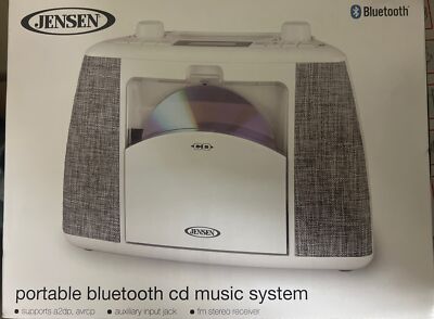 Jensen, CD-565, Portable, Bluetooth, CD Music SYSTEM SH1#YA51 | eBay