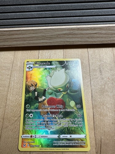 NM Pokemon Lost Origin Roserade Full Art FA Trainer Gallery #TG02/TG30 ...