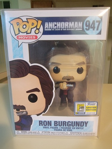 Funko Pop! Anchorman: Ron Burgundy With Flute (SDCC 2020 Exclusive ...