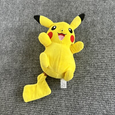 Pok mon Power Action Pikachu 12 inch Plush Up Lights and Sound Shake to ...