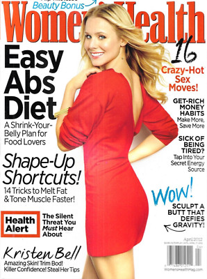 Women's Health Magazine Kristen Bell Easy Abs Diet Workouts Weight Loss ...