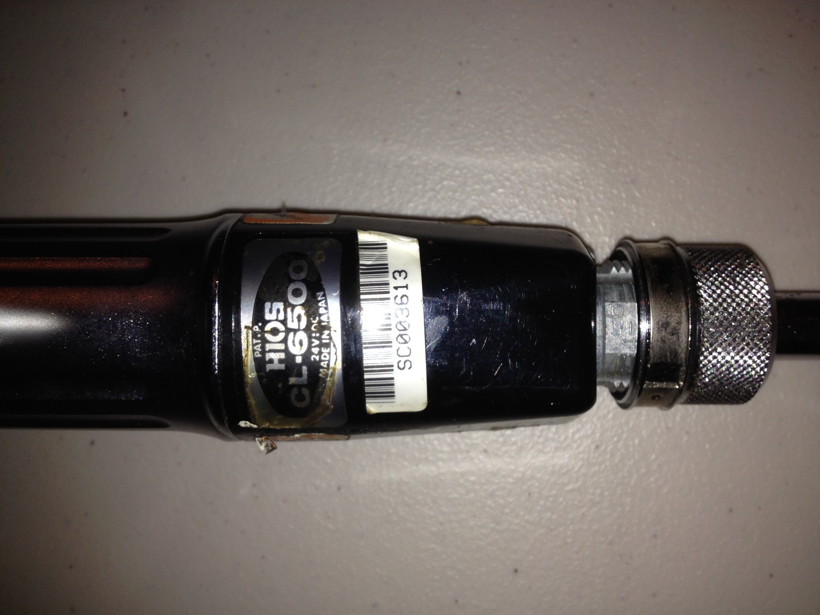 CL-6500 Lever Start DC Electric Torque Screwdriver 1/4" Hex, 2.6-14 lbf ...