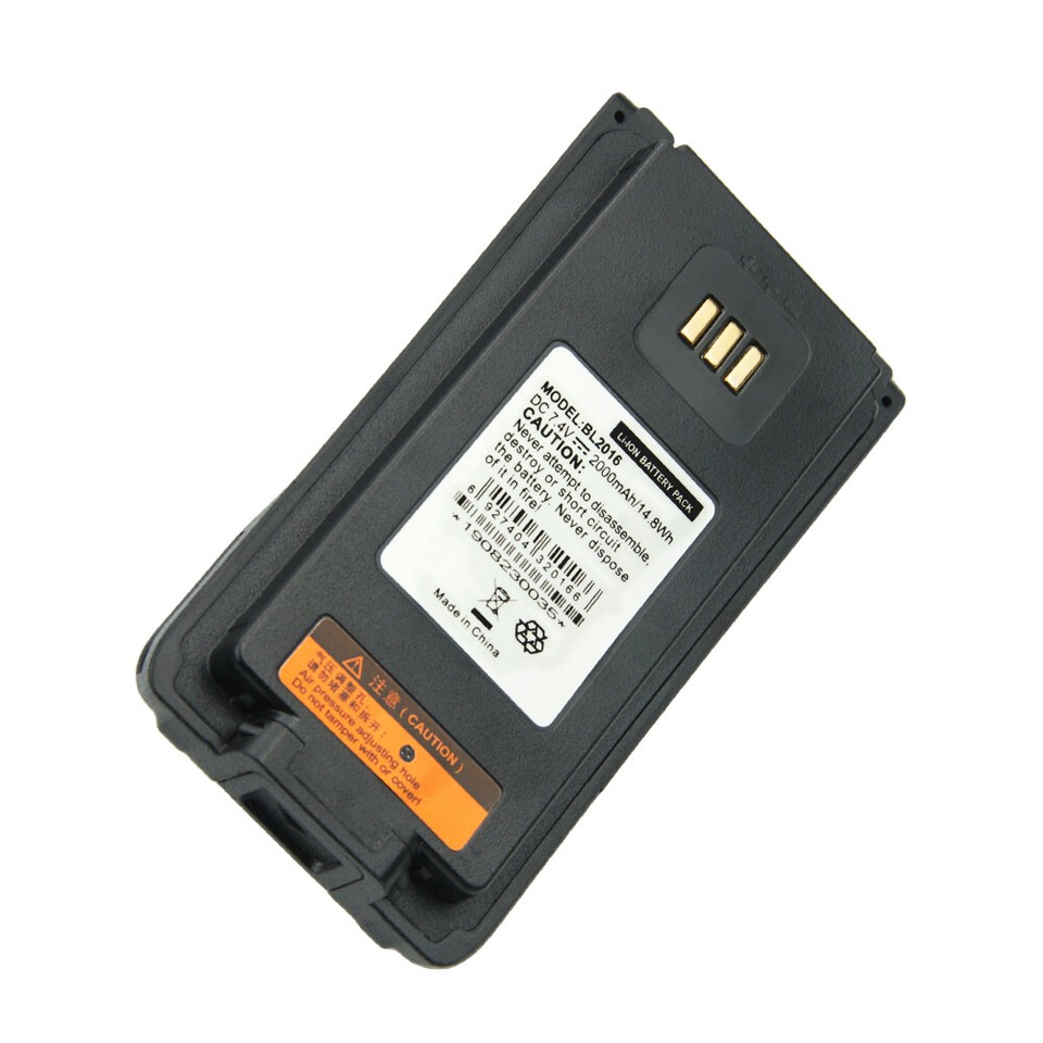 10PC BL2016 Replacement 2000mAh Li-ion Battery for Hytera PD985 PD985U ...