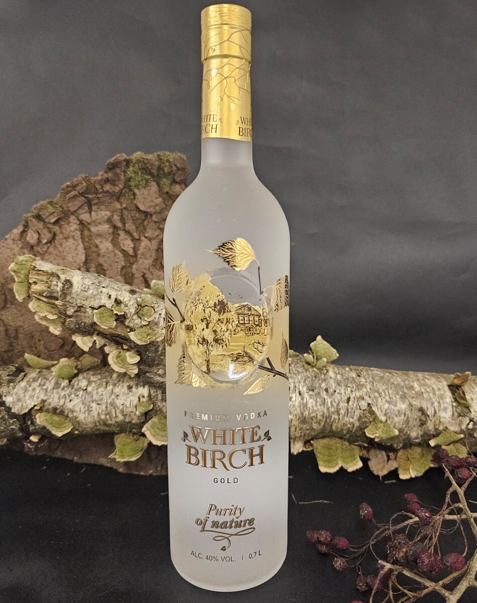 White Birch GOLD Wodka, 40% vol. 6 x 0,7 l, Premium Wodka in besonderer ...