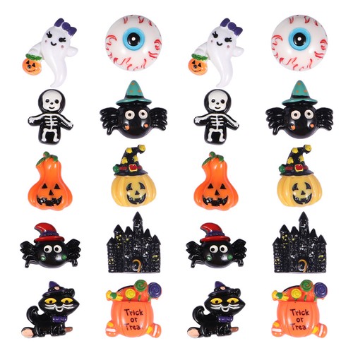 20 Pcs Halloween Pendant Charms Handmade Accessories Jewelry Making ...