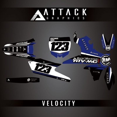 Attack Graphics Custom Velocity Complete Bike Graphics Kit For Yamaha ...