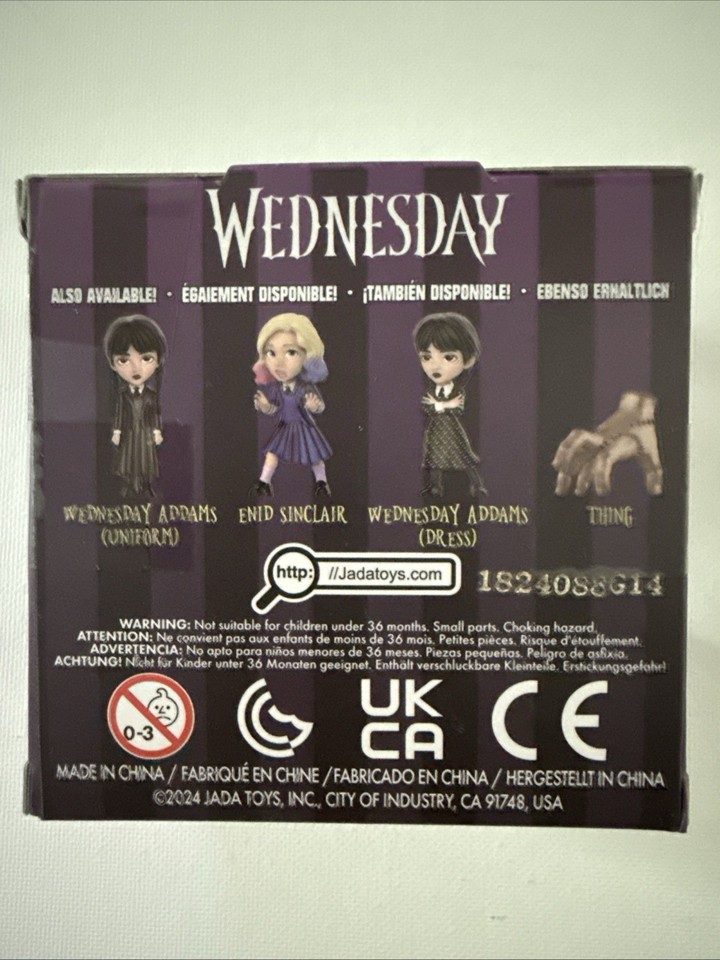 Metalfig Wednesday Addams Family Uniform Diecast Jada Toy Halloween ...