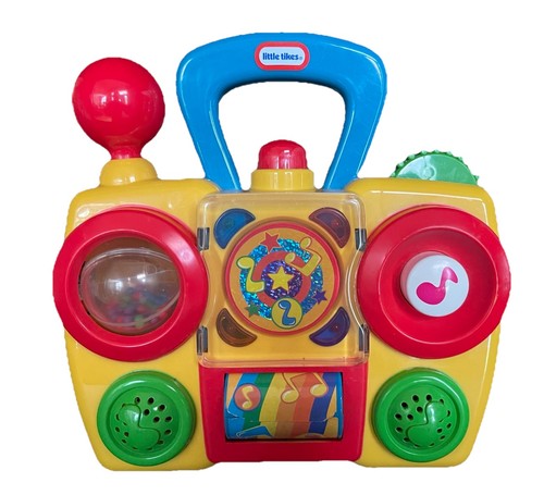 Little Tikes Pop Tunes Lil Rocker Yellow Boom Box Toy Radio – Parts ...