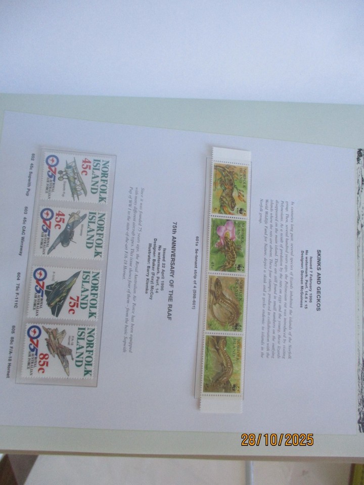 ESTATE: Nolfolk Island Mint collection, Naru Mint to recent Cat. $4,000 ...