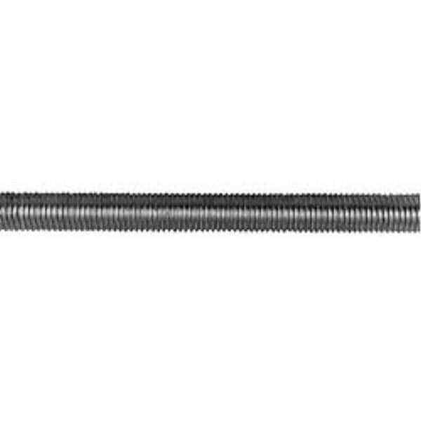 Made in USA 1-14 UNF x 2' Low Carbon Steel RH Threaded Rod, Oil Finish ...
