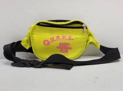 Q.U.A.K.E. Rugby Football Club Zippered Tote Bag with Adjustable Strap ...