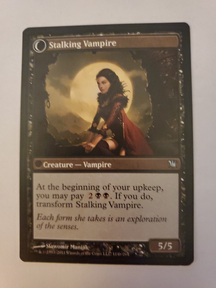 MTG Magic The Gathering Card Stalking Vampire Creature Screeching Bat ...