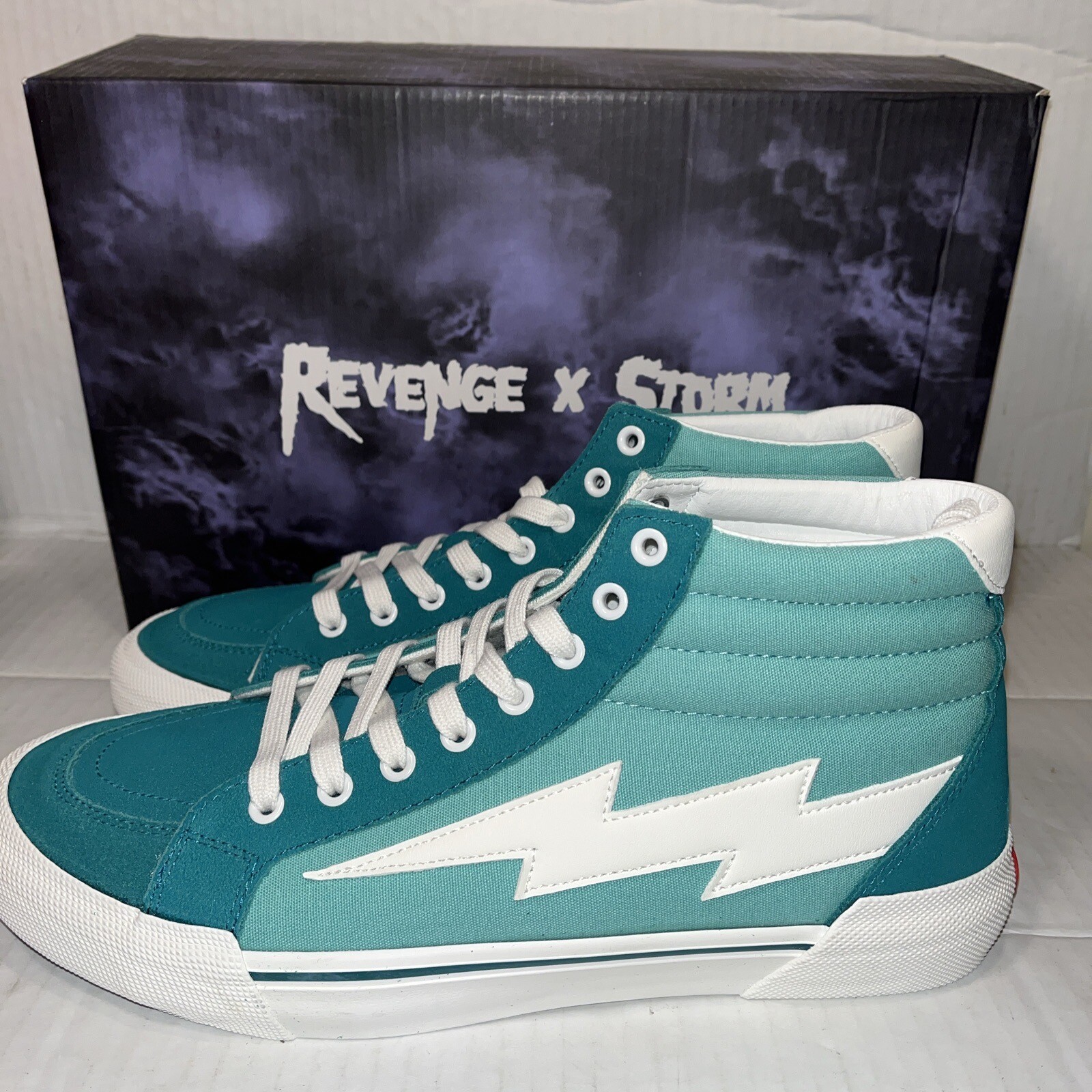 Revenge X Storm Vol. 2 Hi-Top Turquoise/Sea Green Sneakers Size 11 | eBay