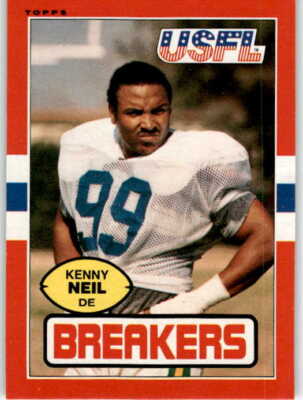 1985 Topps USFL #109 Kenny Neil Portland Breakers | eBay