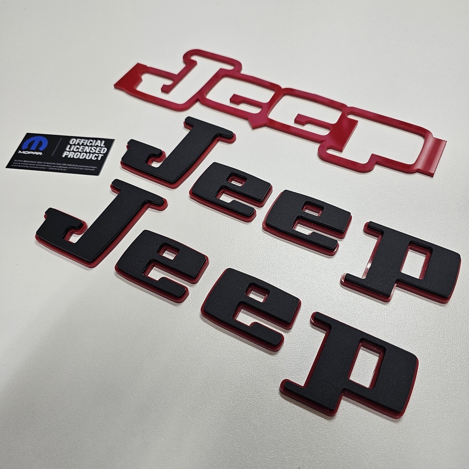 Officially Licensed Laser Cut Acrylic Retro Jeep Gladiator Emblems ...