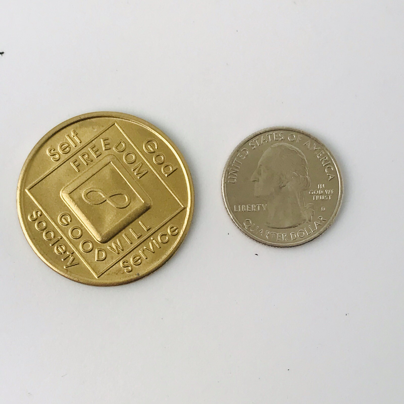 Narcotics Anonymous Eternity Medallion English NA Token | eBay