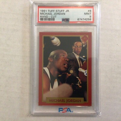 1991 Tuff Stuff Jr Michael Jordan #8 Chicago Bulls MVP - PSA 9 Mint | eBay