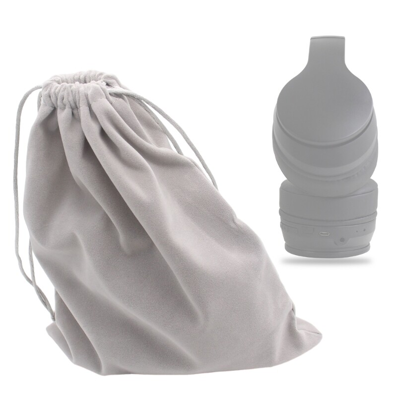Secure Earphone Bag Fabric Safe Storage Drawstring Storage Pouch | eBay