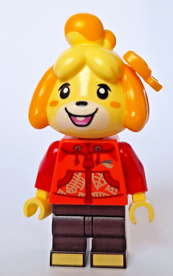 LEGO Animal Crossing ISABELLE MINIFIGURE coral from 77052 Concert at ...